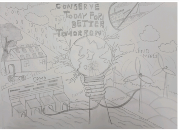 Online Pencil Drawing Contest (Theme: Conserve Energy and Save the ...