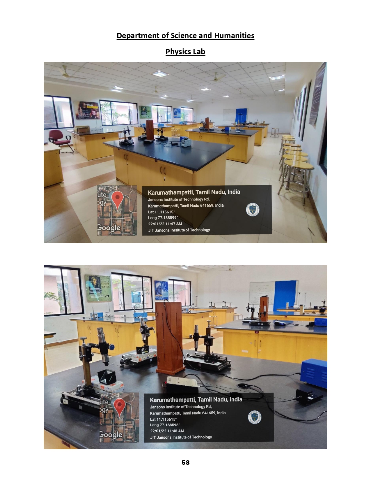 Lab Facility - Jansons Institute of Technology