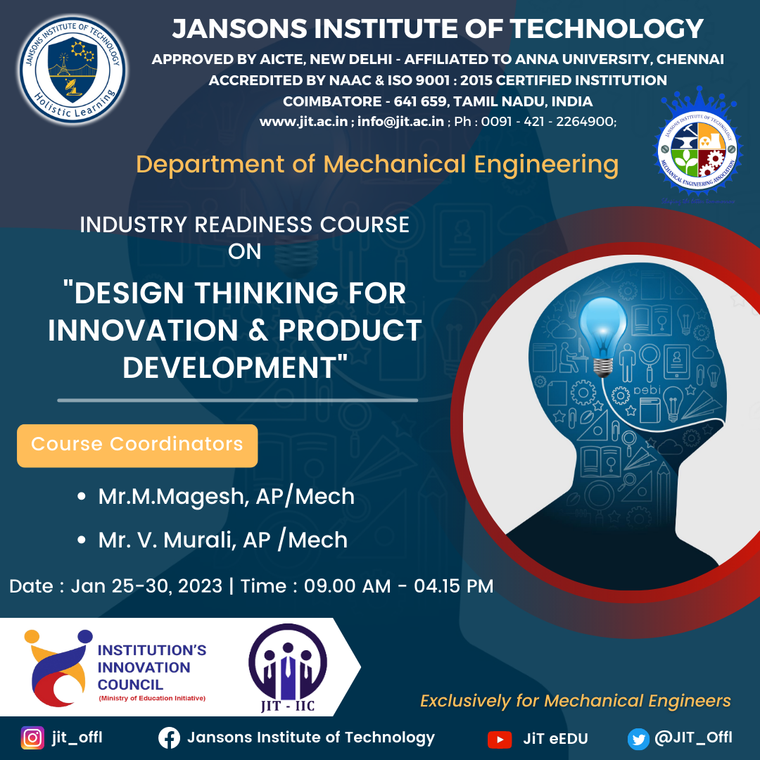 IRC course on Computing with SCILAB for Mechanical Engineering Applications - Jansons Institute ...